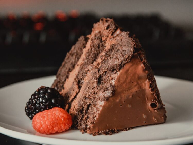 Heavenly Raspberry Chocolate Mousse Cake