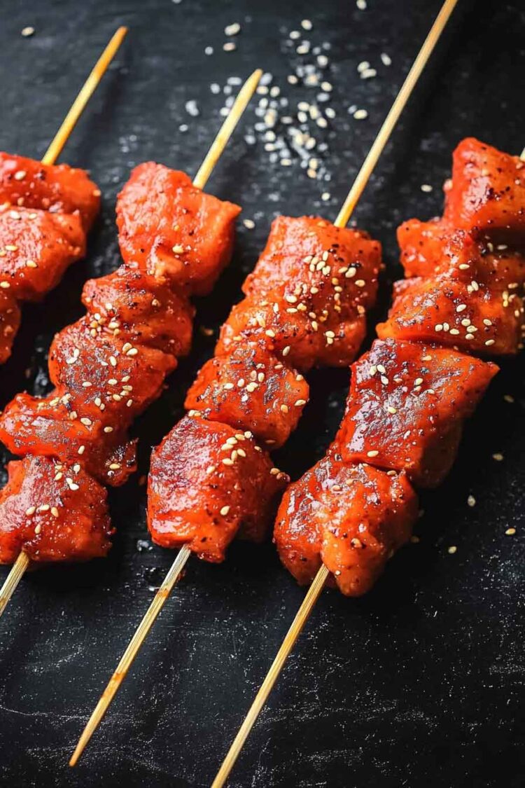Korean Chicken Skewers (Dakkochi) Recipe