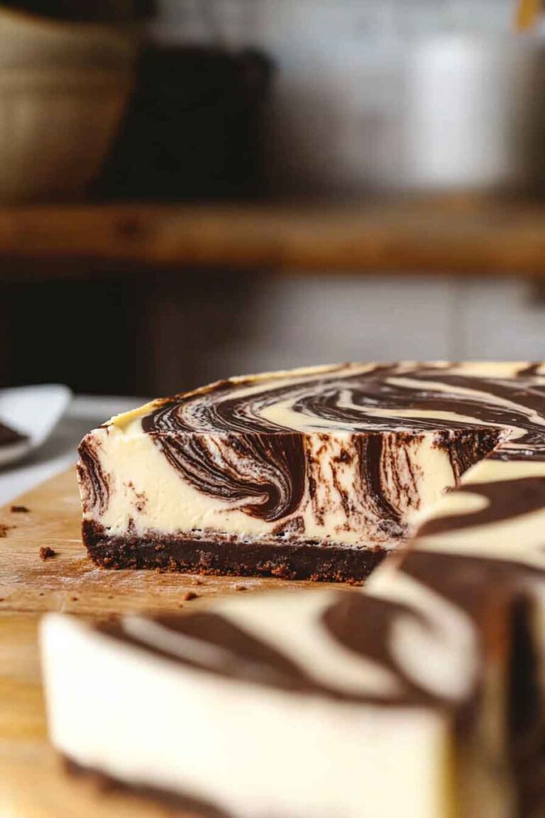Chocolate Marble Cheesecake Recipe
