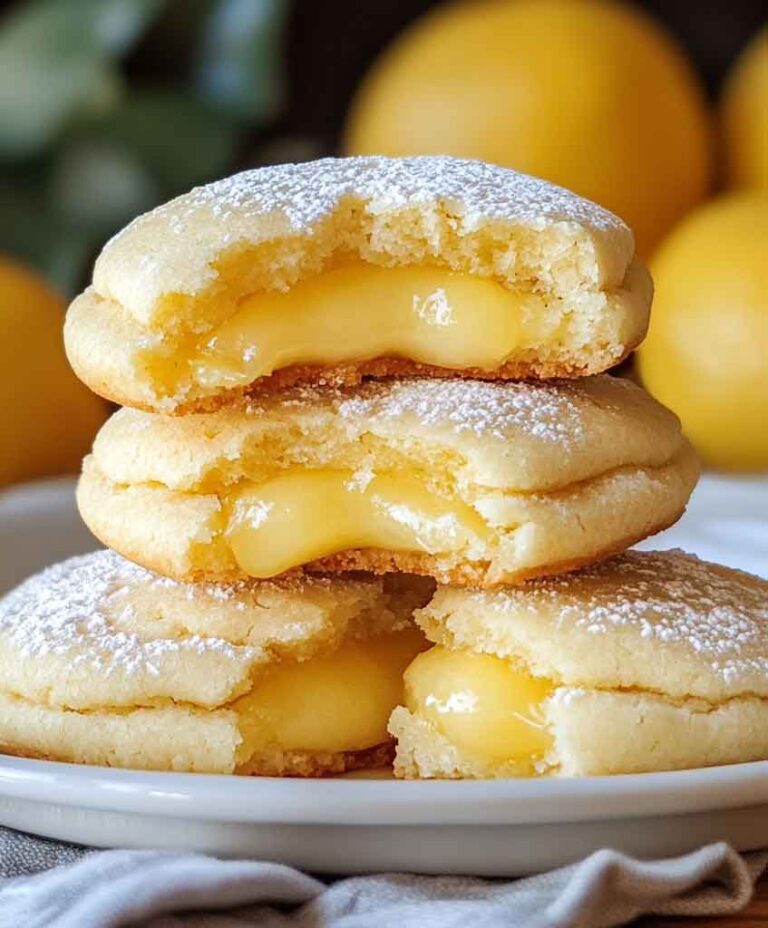Stuffed Lemon Cookies: A Sweet and Tangy Delight