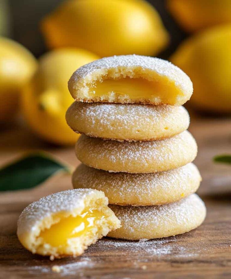 Stuffed Lemon Cookies: A Sweet and Tangy Delight