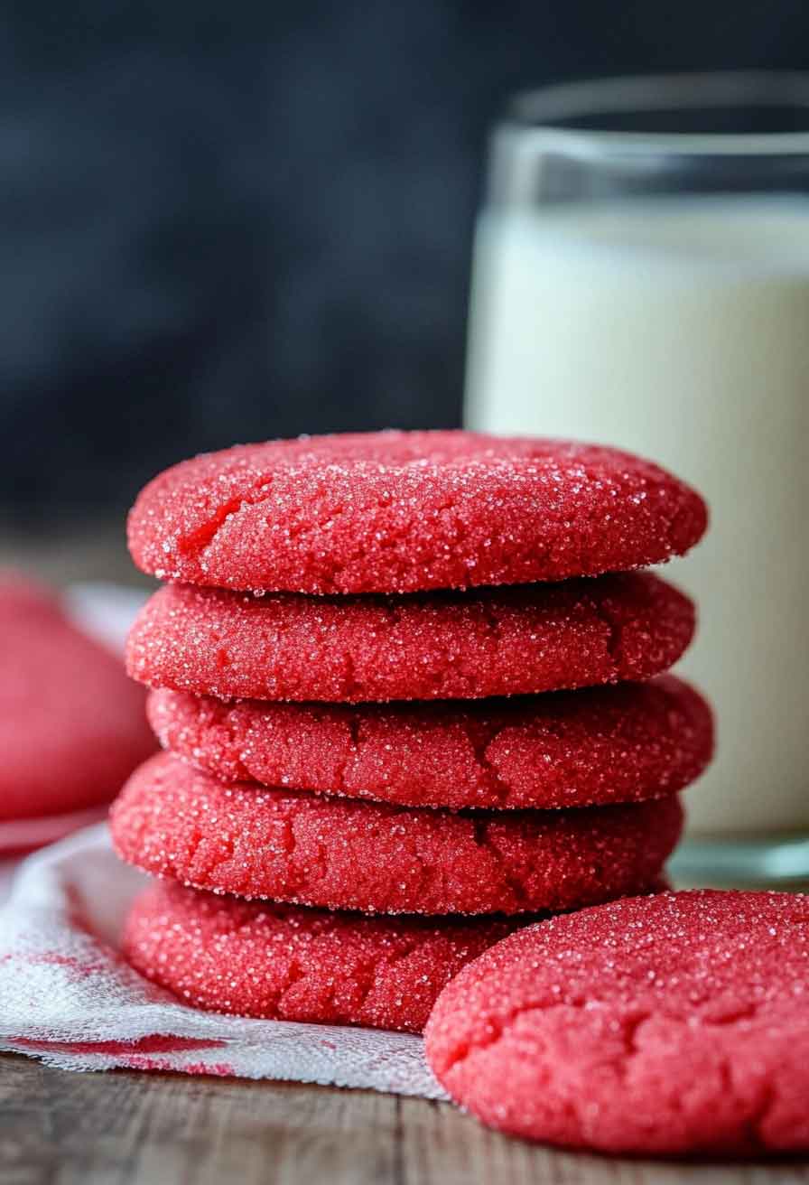 Mexican Pink Cookies (Polvorones Rosas)